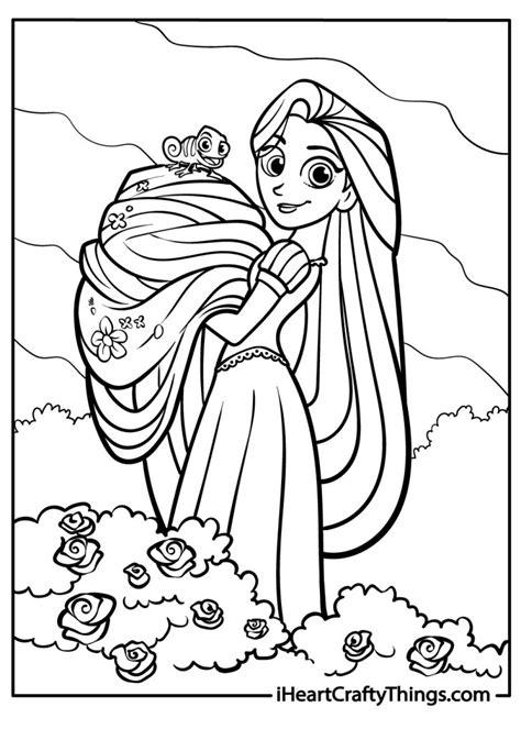 Rapunzel Tangled Coloring Pages 30 Free Printable Pdfs