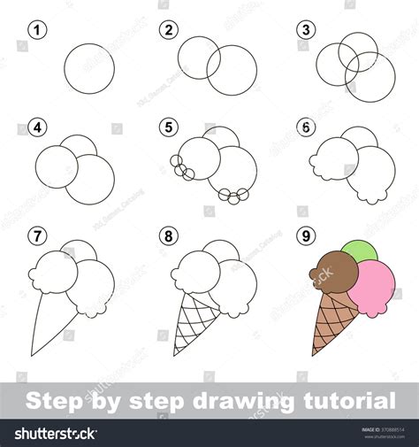 How Draw Icecream Stock Vector Royalty Free Shutterstock