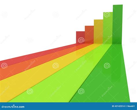 Colored Bar Graph Stock Illustration Illustration Of Measure 43142514