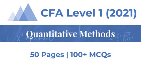 Cfa Level 1 Quantitative Methods Alphabetaprep