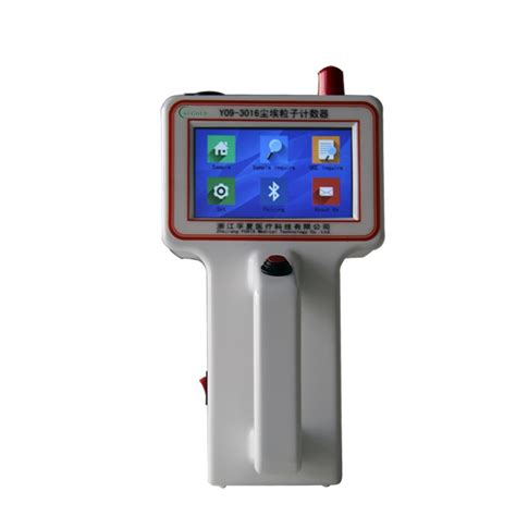 Touch Screen Display Portable Laser Dust Particle Counter Air Quality