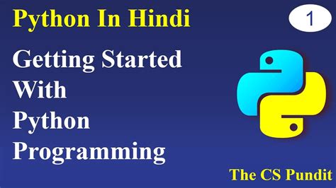Getting Started With Python Class Introduction To Python 🐍 Python Full Course Gs01 Youtube