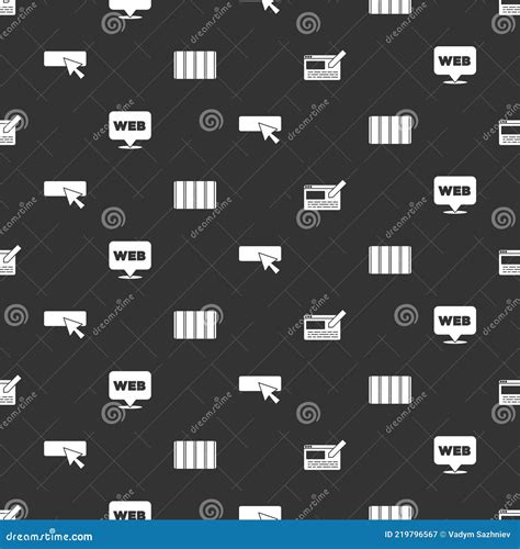 Set UI Or UX Design Web And Graphic And Color Palette Guide On Seamless Pattern Vector Stock