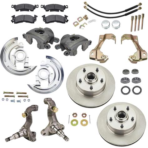 Deluxe 1964 74 Gm Xfa Body Front Spindle And Disc Brake Kit