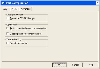 Printing To A TCP IP Printer