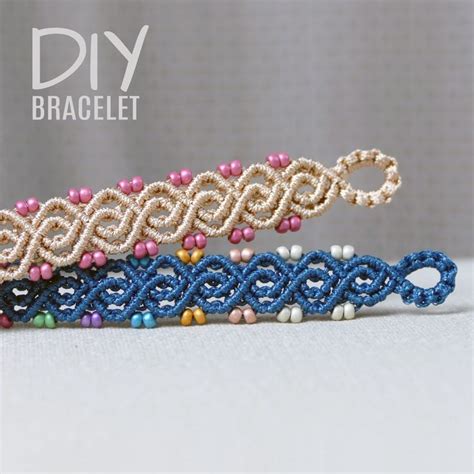 Elegant Double Wave Bracelet Tutorial By Macrame School Macrame