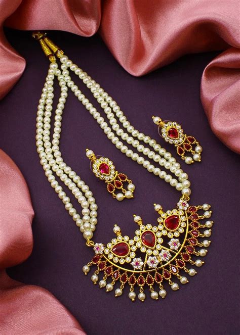Floweret Moti Necklace Sonchafa