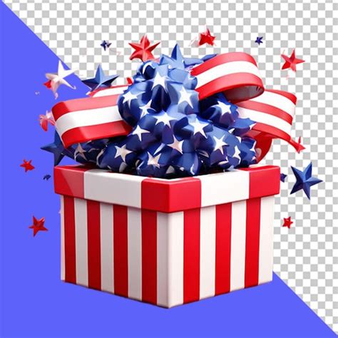 4th Of July Png Illustration Premium Ai Generated Psd