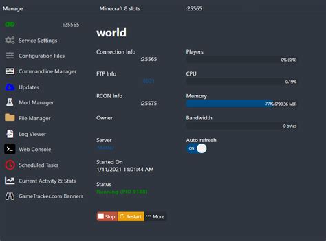 minecraft query tcadmin version 2 tcadmin the game hosting