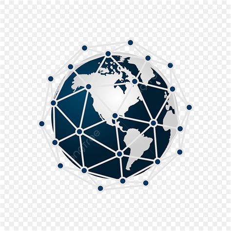 World Globe Logo Vector Hd Images World Globe With Connection Line