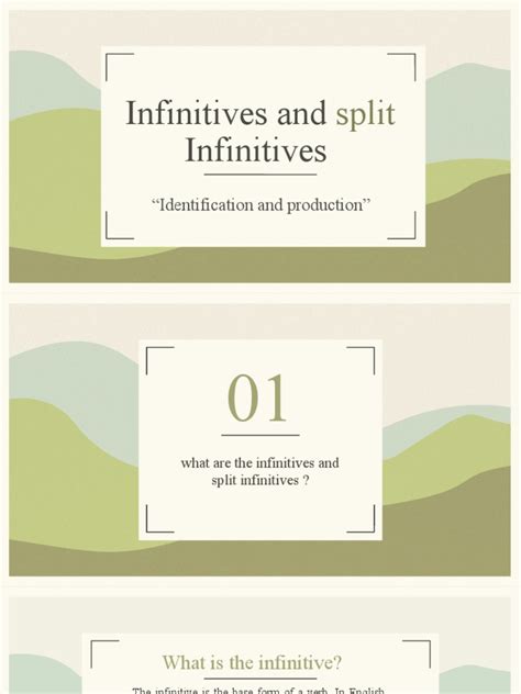Infinitive Split Infiniteve Pdf