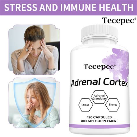 Tecepec Adrenal Cortex Supplement Supports Stress Regulation Supports Healthy Mood Supports