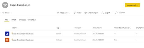 Datentypen Aus Power Bi In Excel Abrufen • Excel Ticker