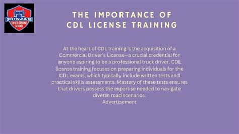 Ppt Mastering The Road A Comprehensive Guide To Cdl Training