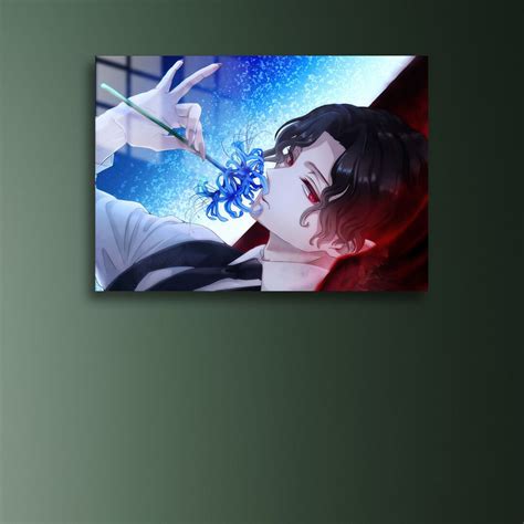 Muzan Kibutsuji 03 Metal Poster Özgün Tasarım Metal Poster