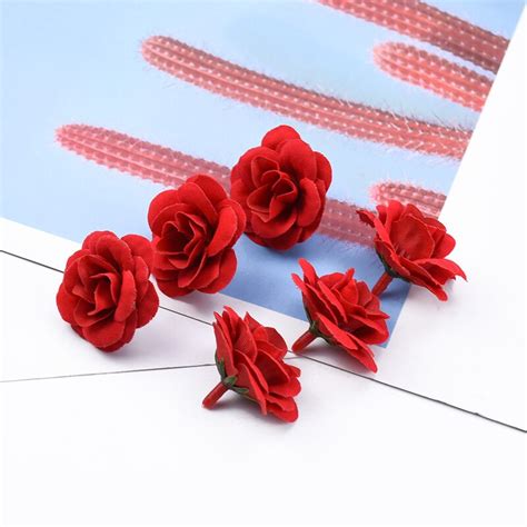 20 Stuks Rode Rozen Kunstbloemen Home Decoratie Ac Vicedeal