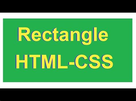 CSS For A Rectangle Vast Site