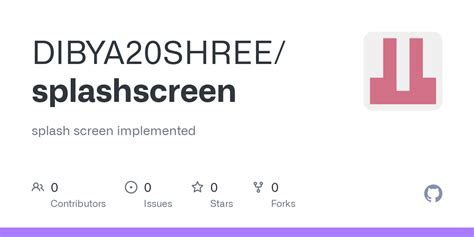 GitHub DIBYA SHREE Splashscreen Splash Screen Implemented