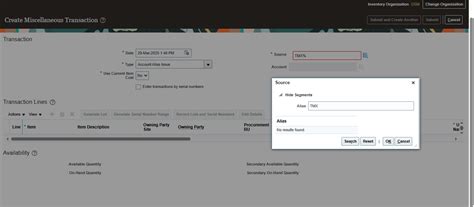 Account Alias Source Lov Is Not Showing Oracle Fusion — Cloud Customer Connect
