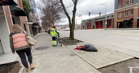 Passed Out On Sidewalk