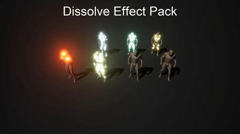 Artstation Dissolve Effect Pack For Ue4 And Ue5 Game Assets