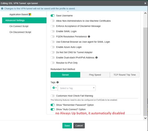Technical Tip Understand ‘auto Connect Only When Fortinet Community
