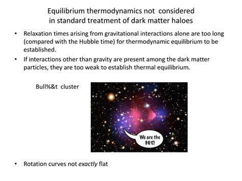 Ppt Possible Evidence Of Thermodynamic Activity In Dark Matter Haloes