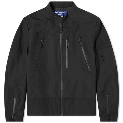Junya Watanabe Man Mens Triple Layer Laminated Jacket In Black Junya Watanabe