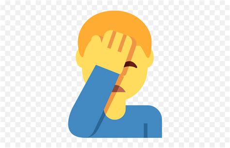 Man Facepalming Emoji Smack My Head Emojismh Emoji Free
