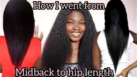 Hip Length Black Hair
