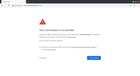 webmin connection not secure dracula servers tutorials