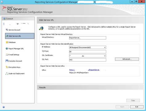 ssrs won t bind to new certificate — “we are unable to create the