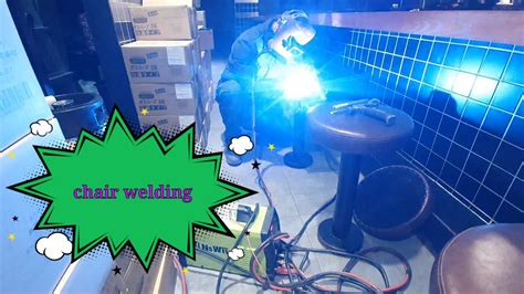 의자가 뽑혔다고요 알곤 티그용접 으로 영구 수리 Youtube