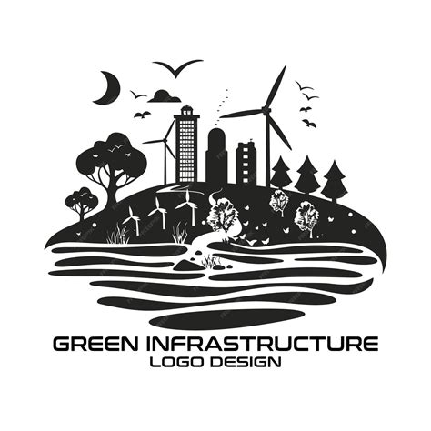 Premium Vector Green Infrastructure Vector Logo Design