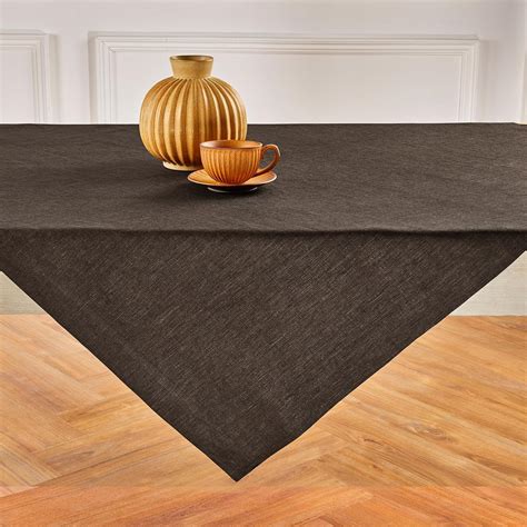 Solino Home Linen Square Tablecloth 52 X 52 Inch 100