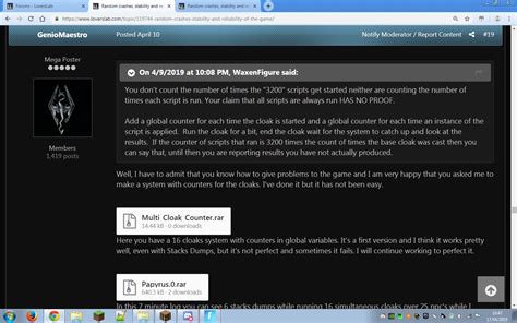 Random Crashes Stability And Reliability Of The Game Page Skyrim Technical Support
