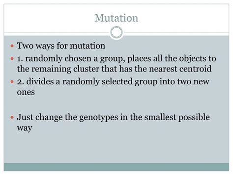 Ppt K Medoid Clustering With Genetic Algorithm Powerpoint