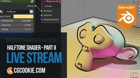How To Create A Halftone Gradient Blender Shader Part Ii I Cg