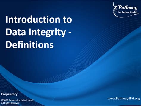 Badge Data Integrity For Industry — Pathway For Patient Health