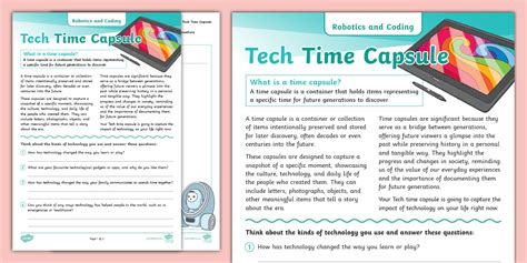 Robotics And Coding Tech Time Capsule Professor Feito