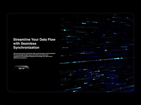 Data Flow Header Animation Visual By Lalit For Theosm™ On Dribbble
