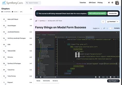 Hamza Makraz On Linkedin I Noticed The New Ui Of Symfonycasts 🤩