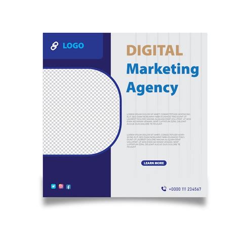Agencia De Marketing Digital Vector Premium