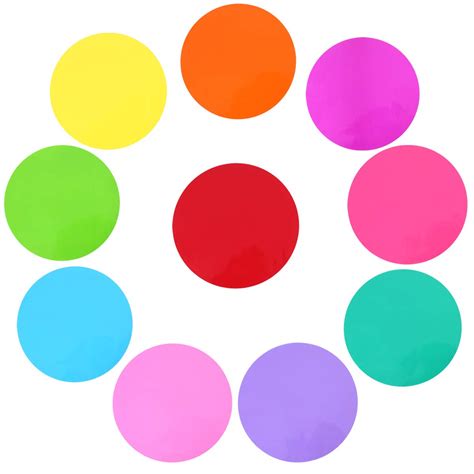 Chougui 10 Pack 11 8 Colorful Dry Erase Circles Classroom Desertcart Gb