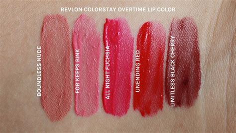 Food Proof And Life Proof A Review Of The Revlon Colorstay Overtime