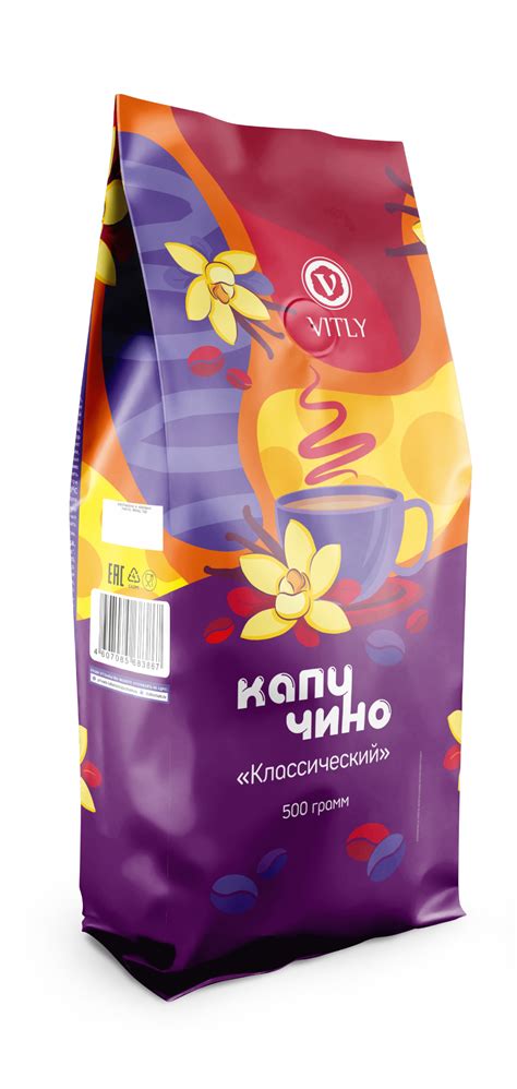 Кофейный напиток Vitly Капучино 500г классический купить в магазине Доброцен