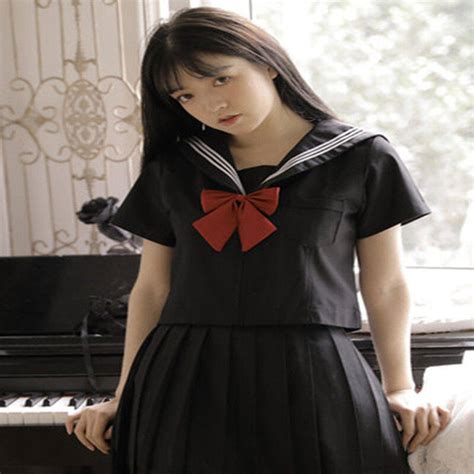 Nrrs4089ของแท้สไตล์ญี่ปุ่น Jk ชุดเดิมพื้นฐานสีดำหนังสือสามเล่มชุดกะลาสีนักเรียนหญิงสไตล์นักศึกษา