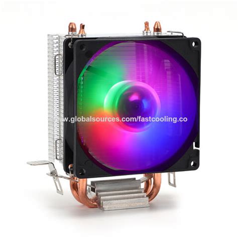 Factory Price Cooling Fan Kit With Heat Sink Copper Pipes Mm Pc Cpu Air Cooling Led Cpu