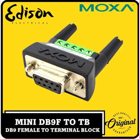 Jual MOXA DB F To TB DB Female To Terminal Block Jakarta Barat Edison Electrical Tokopedia