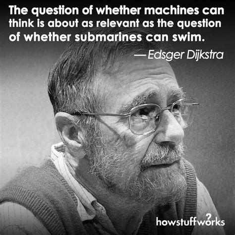 the question of whether machines can think is about as relevant as the
